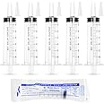 Amazon.com: 60ml Syringe for Liquid,50 Pack Large Plastic Syringes with Adapters and Cap ...