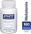 Amazon.com: Pure Encapsulations - Melatonin 20 mg - Hypoallergenic ...