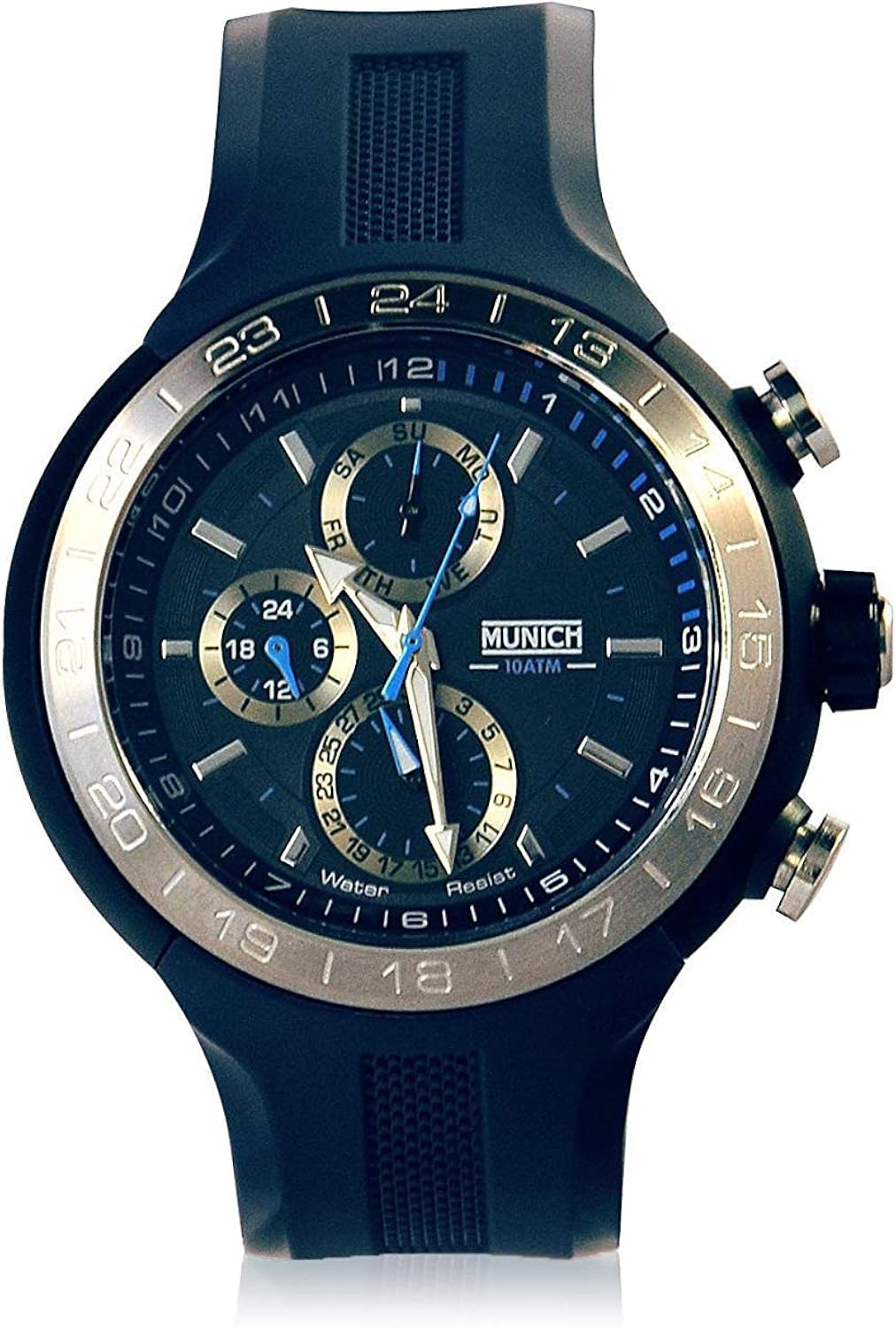 Munich Reloj Analógico-Digital para Unisex Adultos de Cuarzo con Correa ...