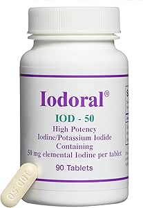Amazon.com: Optimox - Iodoral IOD-50, High Potency Thyroid Support with ...