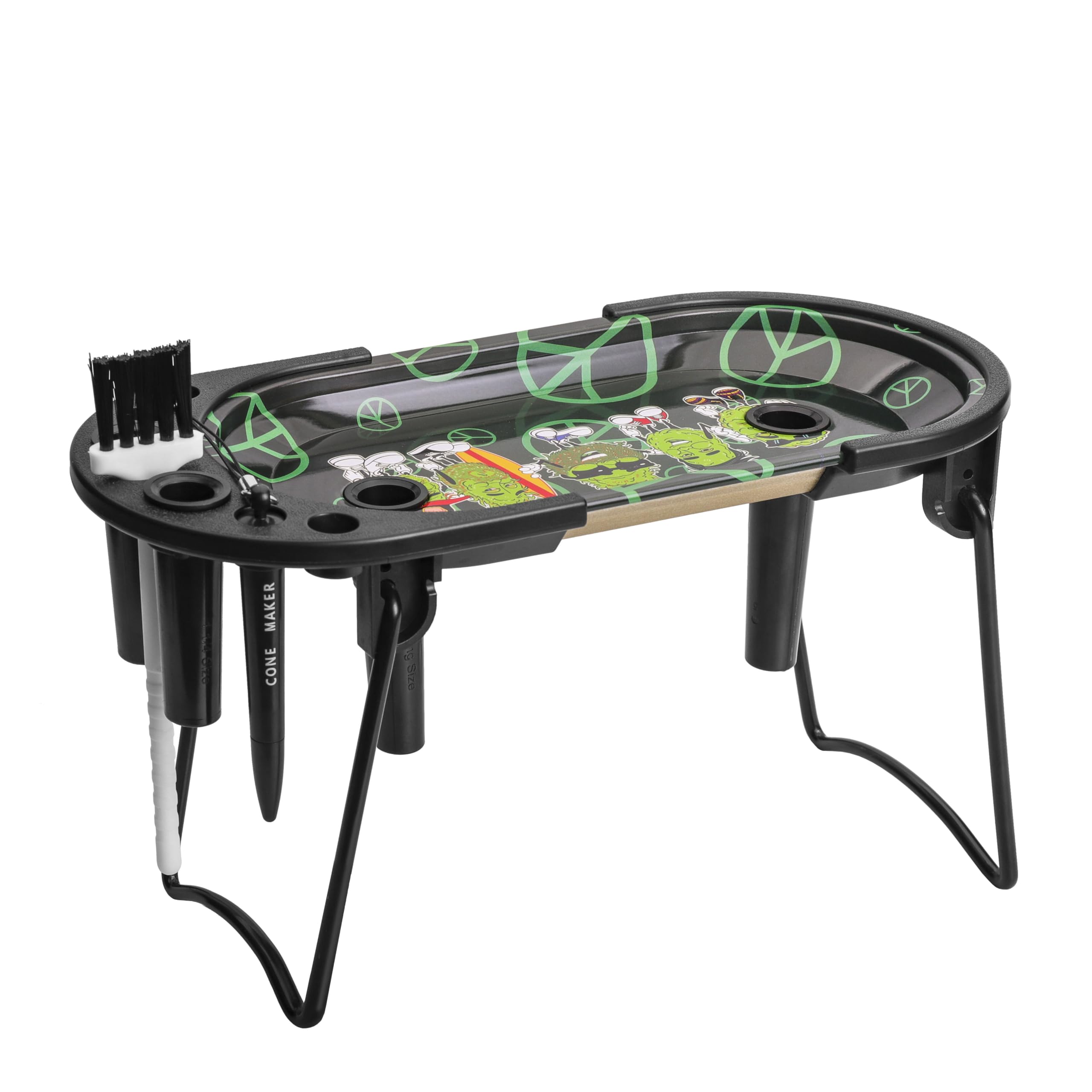 Free Boy 8.5x3.5 Inch Metal Rolling Tray Cone Loader for King Size&1 1/ ...