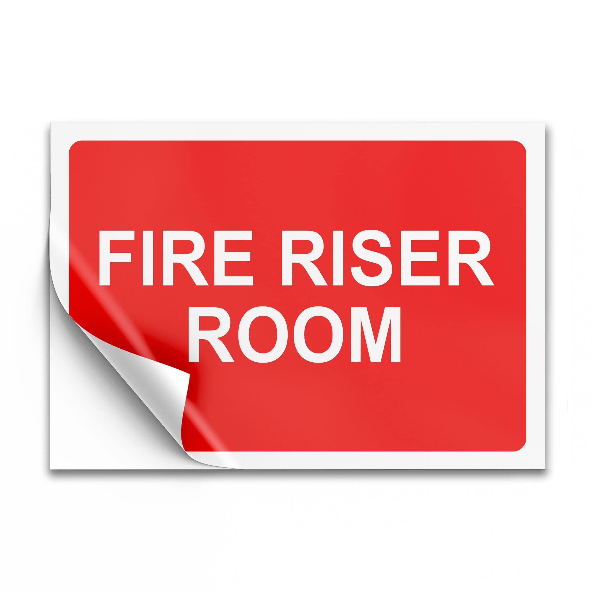 Fire Riser Room Sticker - 7x10 Vinyl Fire Extinguisher Inside Sticker ...
