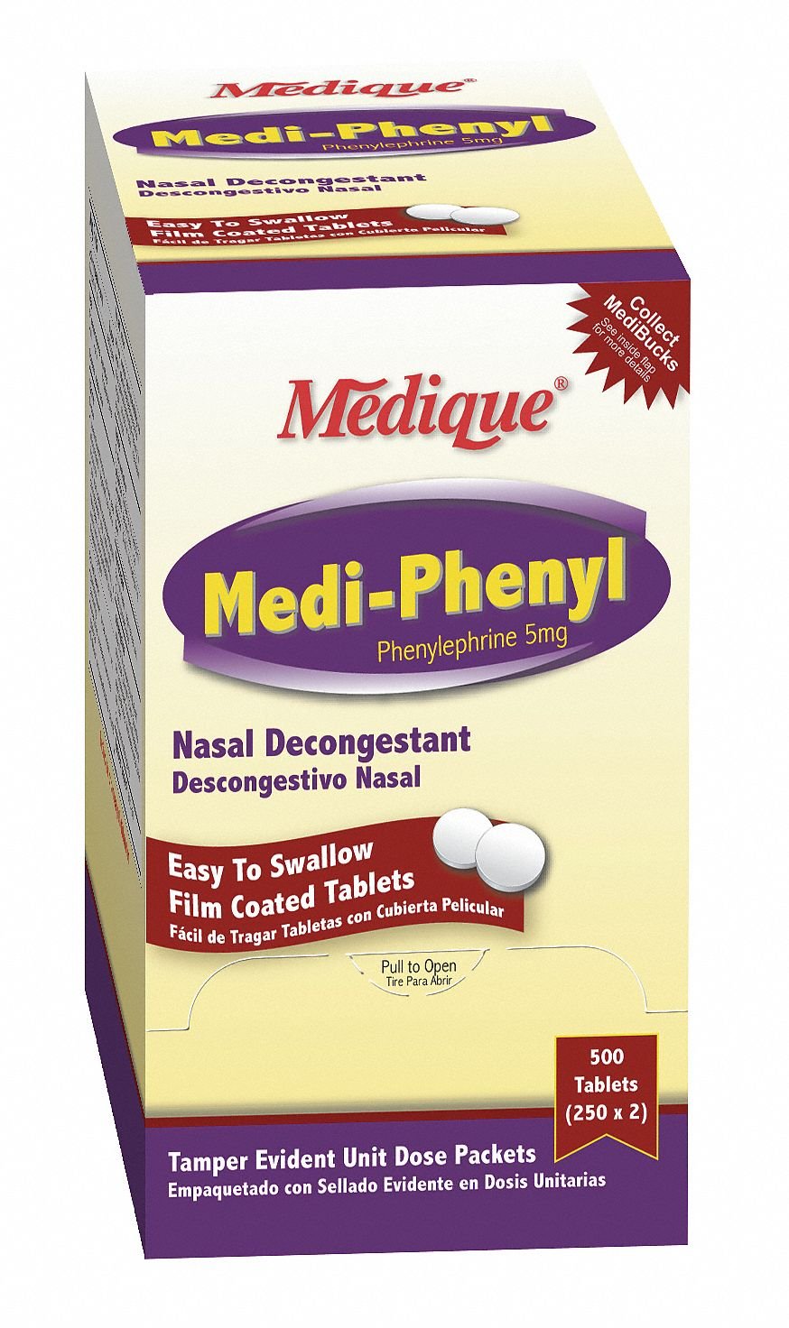 Medi-Phenyl, Tablet, 5mg, PK500: Amazon.ca: Tools & Home Improvement