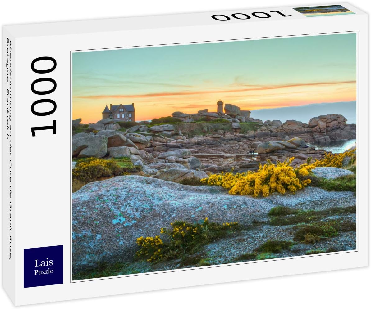Lais Puzzle Abendstimmung an der Cote de Granit Rose, Bretagne ...