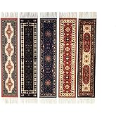 Amazon.com: Set of 5 Rug Bookmarks, Colorful Carpet Book Marks for ...