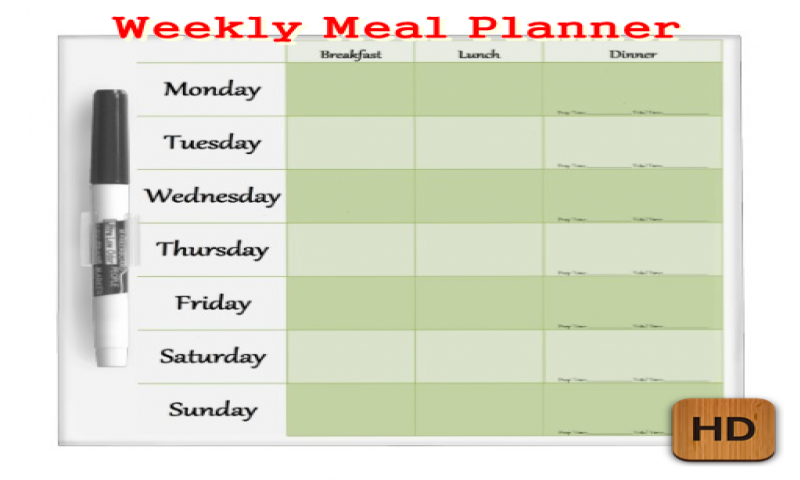Weekly Meal Planner:Amazon.co.uk:Appstore for Android
