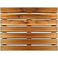 Amazon.com: Villa Acacia Wooden Bath Mats -23 x 23 Inch Acacia Wood ...