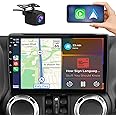 Amazon.com: Car Radio Stereo for Jeep Wrangler JK Compass Grand Cherokee Dodge Ram with CarPlay ...
