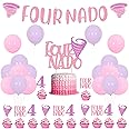 Amazon.com: Balterever Fournado Birthday Party Decorations for Girls ...