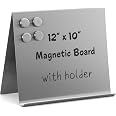 Magnetic Bulletin Board with Stand – Small Dry Erase Memo Board ...