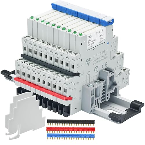 ZJWZJH 10Pcs Miniature Electromagnetic Relay 24V Coil DC/AC; Signal ...