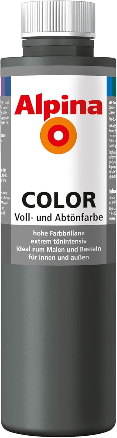 Alpina Farben Voll und Abtönfarbe Wandfarbe Alpina Color Farbton Dark ...