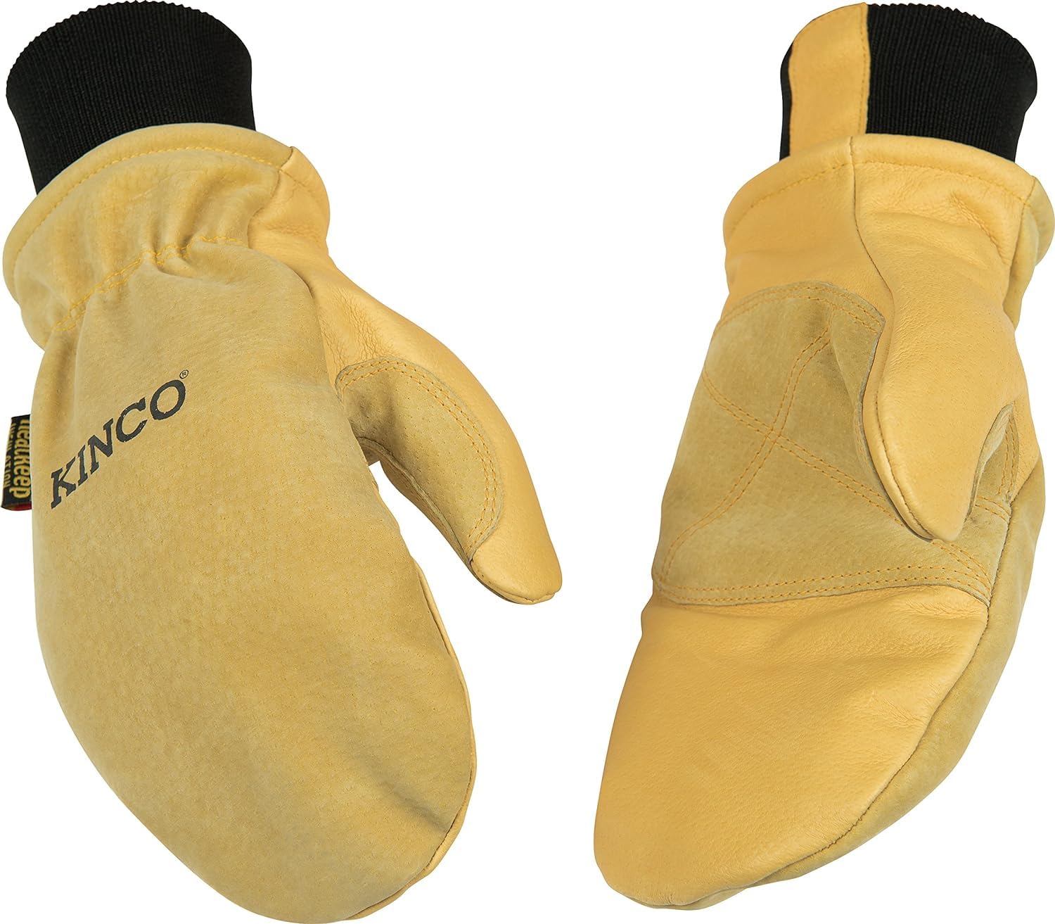 Kinco, KIN-901T-XL, Premium Leather Work and Ski Mitt with Nikwax ...