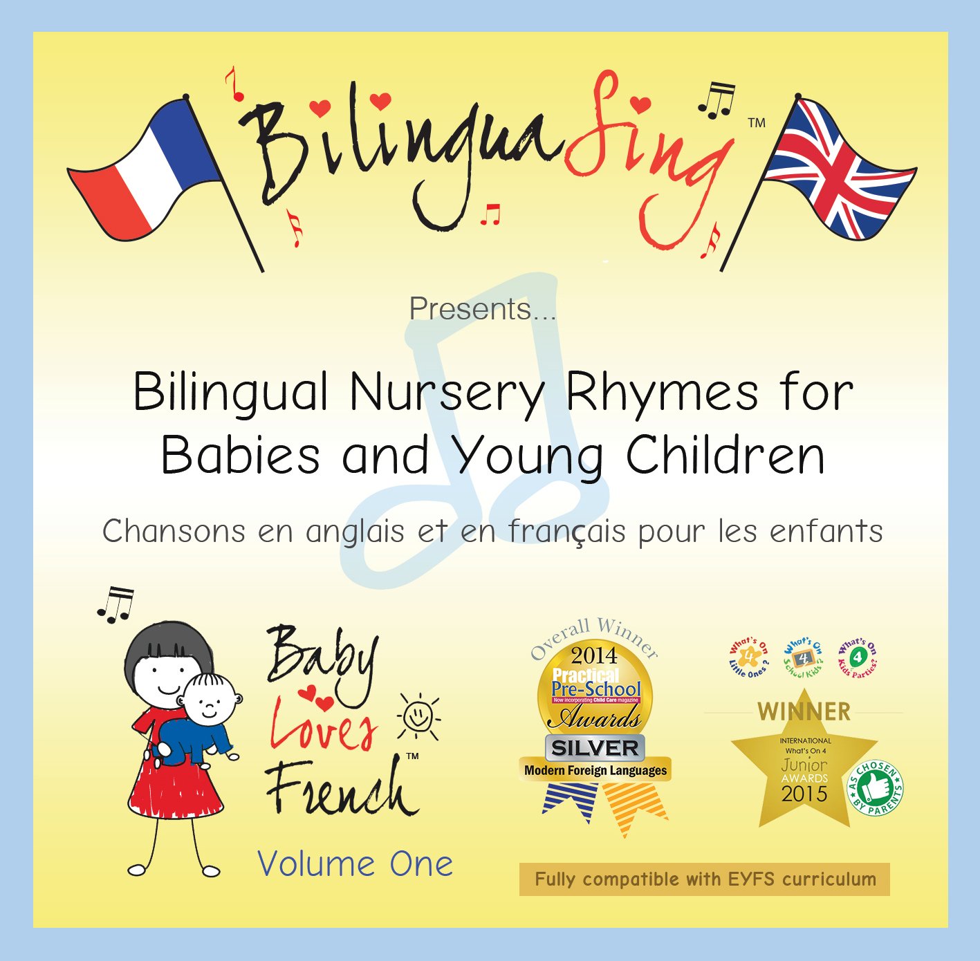 Französisch & Englisch Baby Songs | Kinderlieder CD | BilinguaSing ...