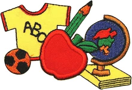 Amazon.com: ID 1007 School Scene Patch Kids Class Teacher Embroidered ...