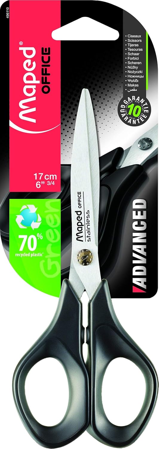 Maped Office Advanced Symmetrical Scissors 17cm – BigaMart