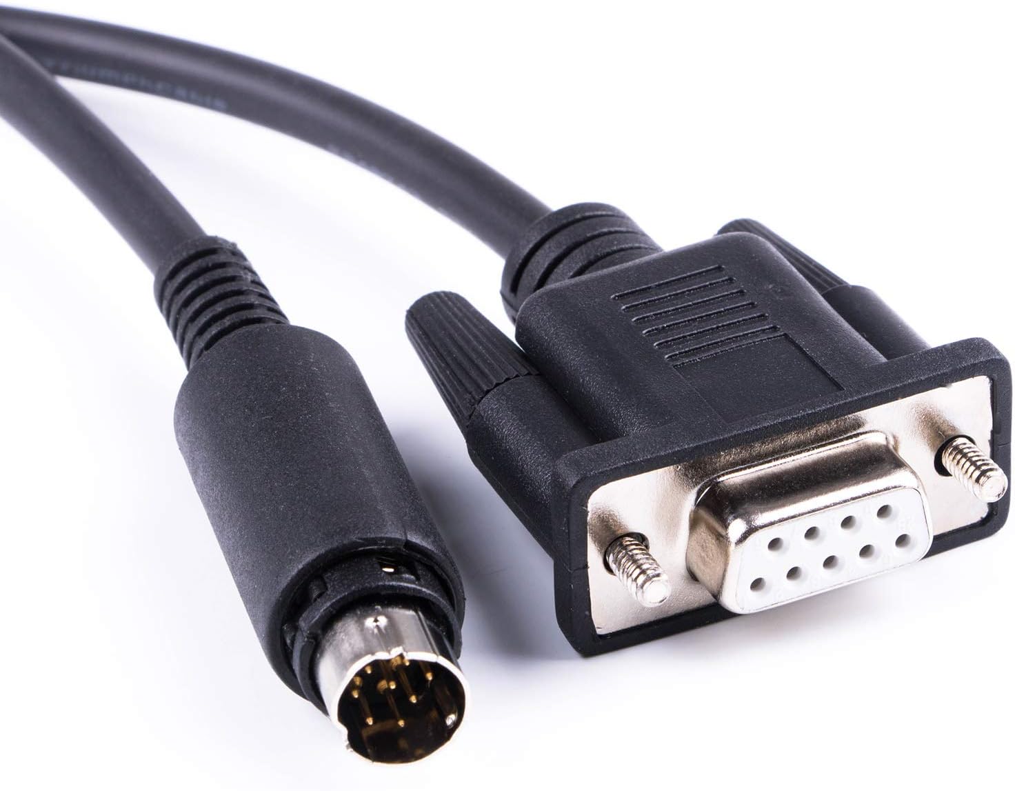 PLC Programming Cable 1761-cbl-pm02 Pinout to Mini 8p Din Male to DB9 ...