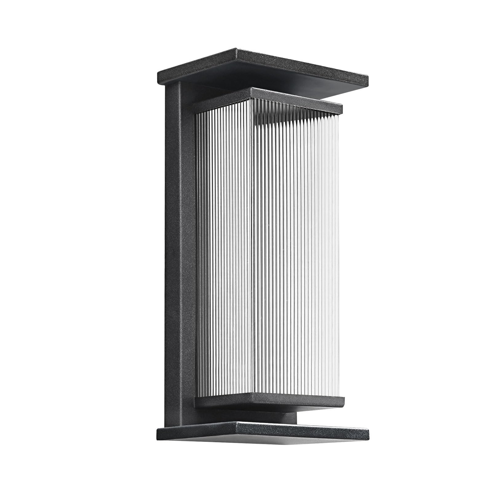 Zanritelit Outdoor Wall Lamp with Clear Glass Casing for Garage Doorway ...