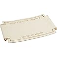 Amazon.com | Lenox Judaic Blessings Challah Tray, White -: Serving Trays