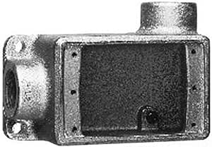 Crouse-Hinds FDR2 Condulet Single Gang Cast Device Box, 3/4-Inch ...