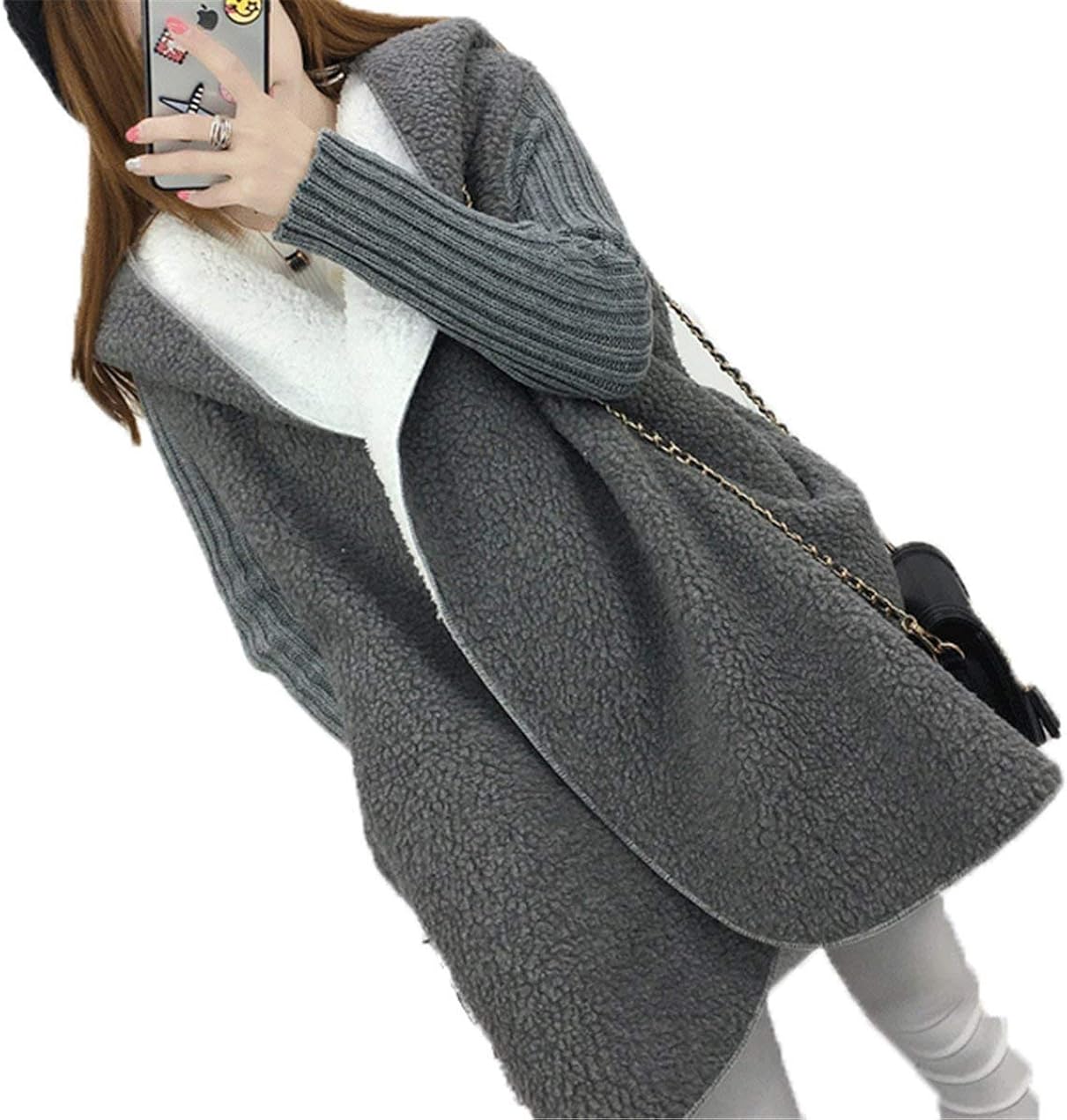 Cardigan Mujer Largos Otoño Invierno Cómodo Termica Chaqueta De Punto ...