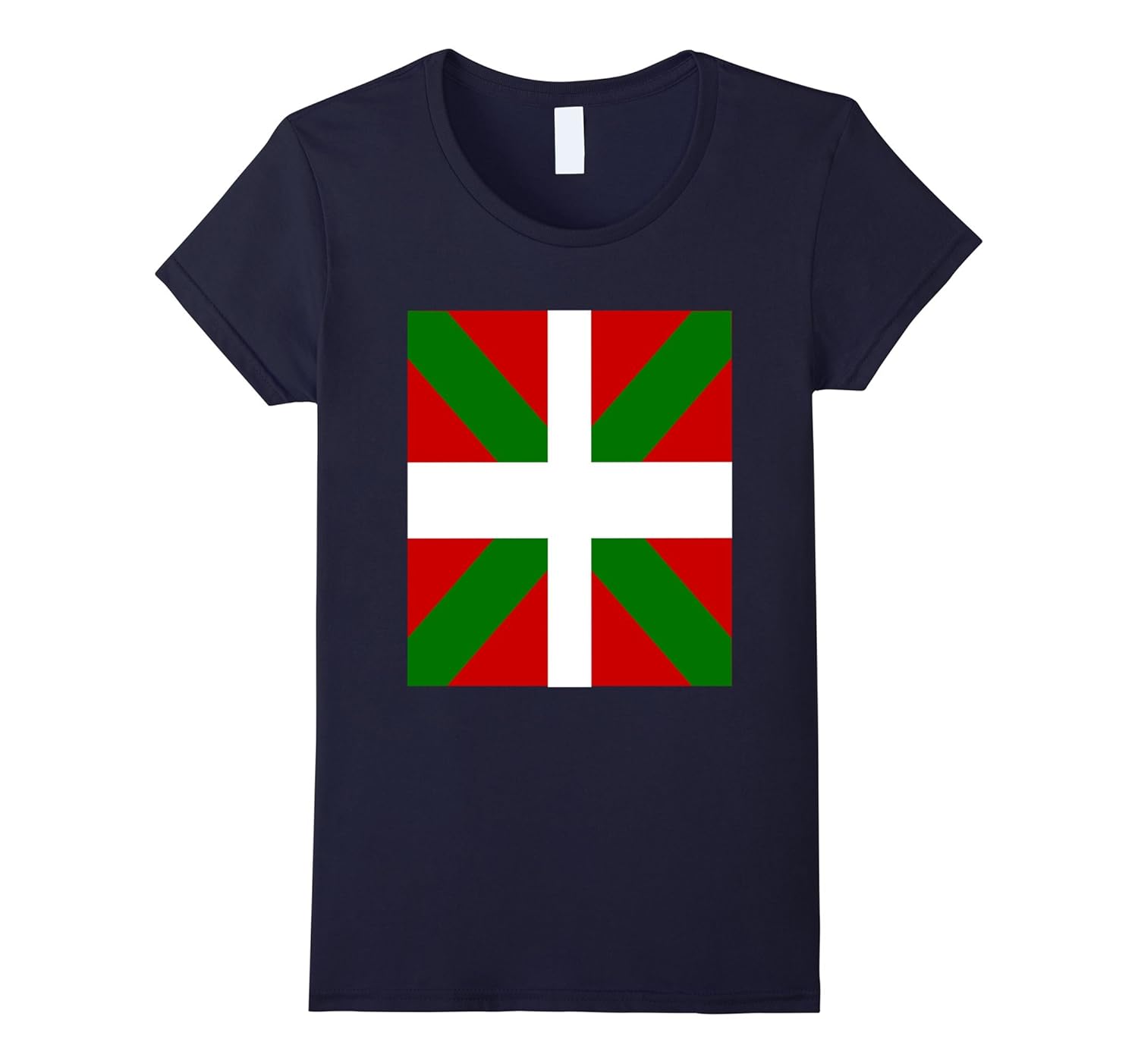 Basque Flag T-Shirt Bilbao Vasconia Pais Vasco Graphic Tee-4LVS ...
