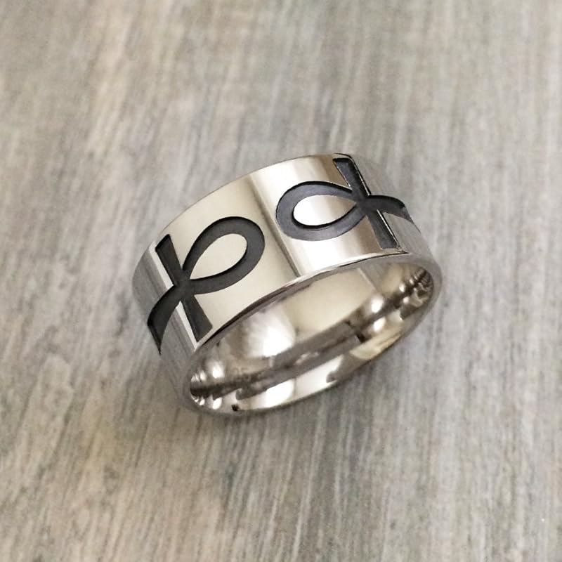 Amazon.com: Sterling Silver Ankh Ring, Egyptian ring, Ankh Jewelry ...