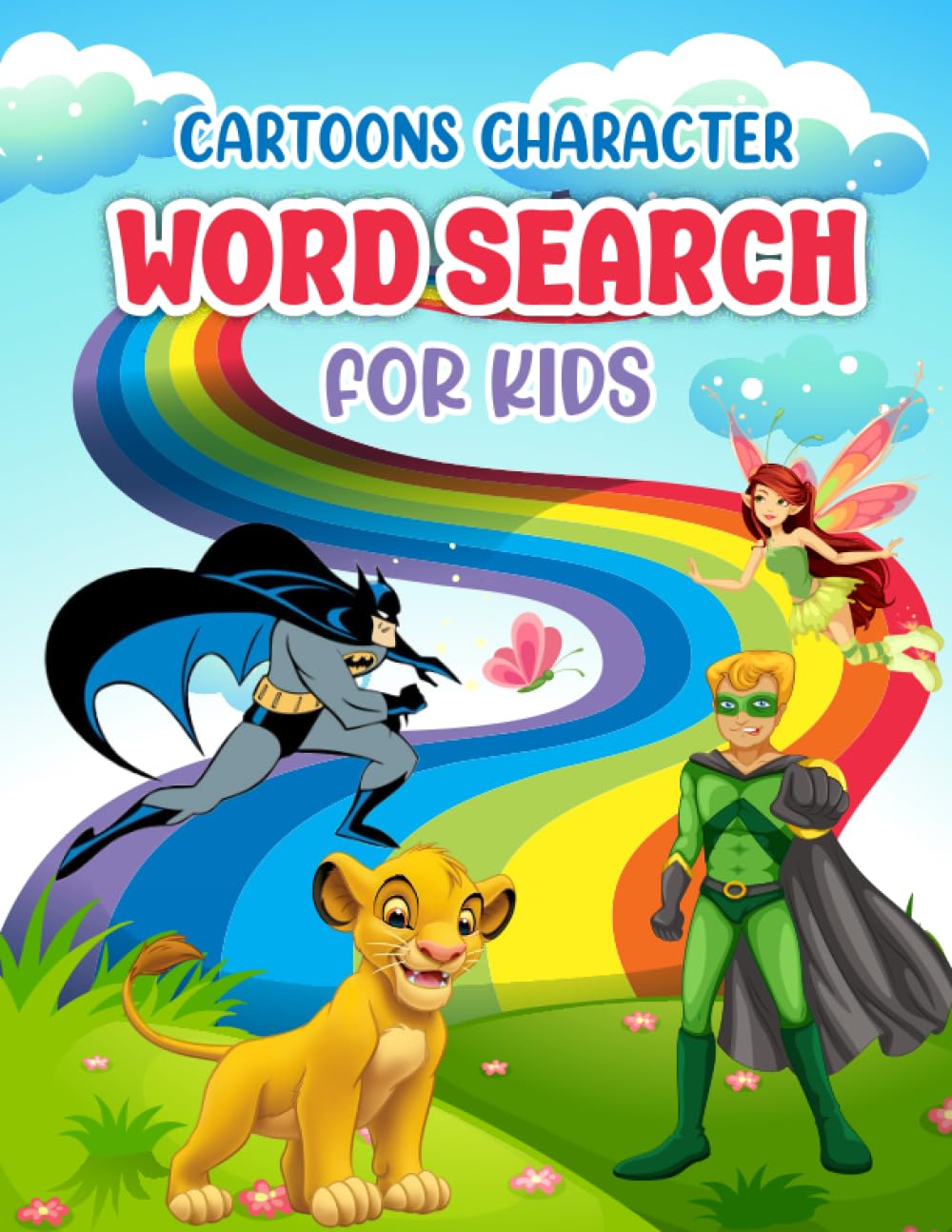 Mua Cartoons Character Word Search For kids | Cartoon Word Search For ...