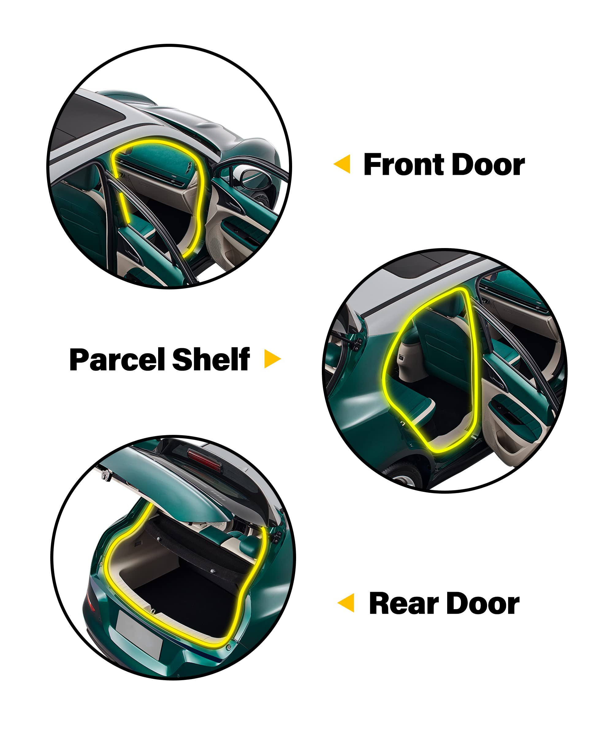 Mua ESEWALAS 10FT/20FT Universal Automotive Door Seal Strip,U-Shape Car ...