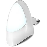 Automatic LED Night Light Dusk 2 Dawn LED Sensitive, White, Plug in ...
