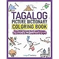 Tagalog Picture Dictionary Coloring Book: Over 1500 Tagalog Words and ...