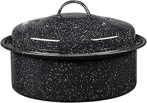 Amazon.com: Granite Ware 3 lb. Capacity Covered Round Roaster, Speckled ...