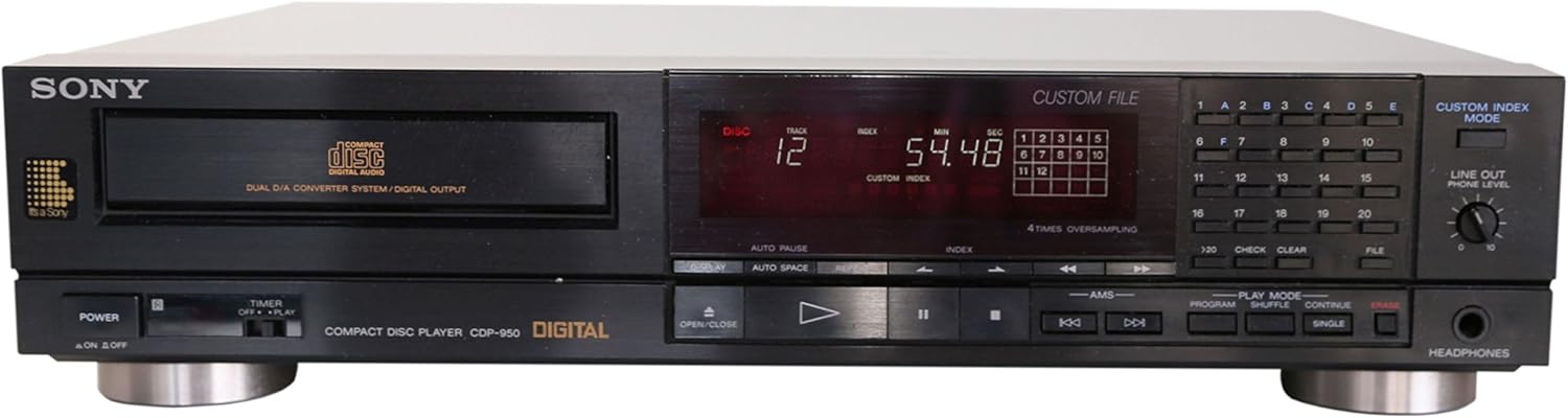 Sony CDP-950 CD Player in schwarz: Amazon.de: Elektronik
