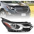 Amazon.com: SOCKIR HID/XENON Model Headlights Assembly Fit 2018 2019 2020 2021 Chevy Equinox OE ...