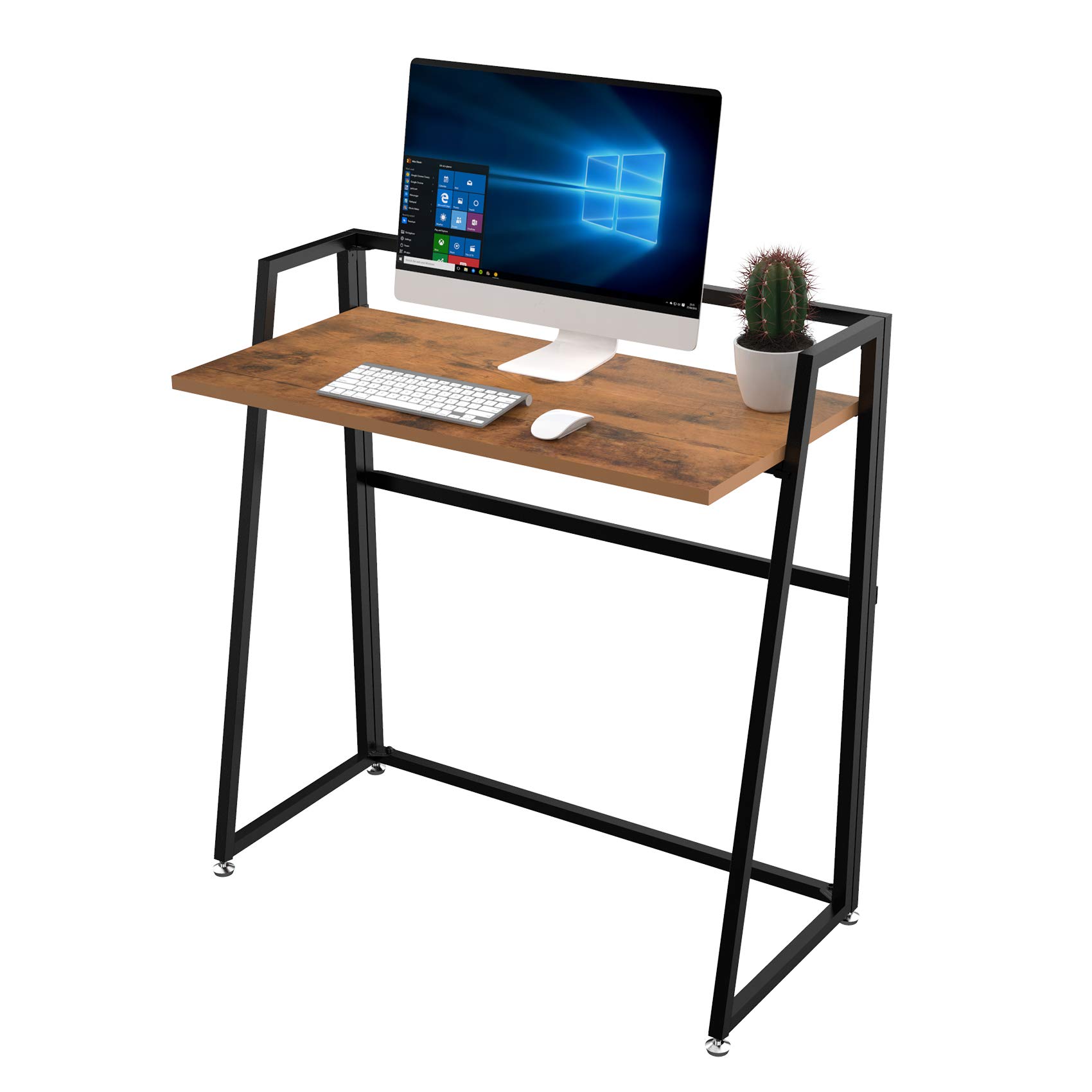 EUREKA ERGONOMIC Modern Folding Computer Desk Teen Student Dorm Study ...