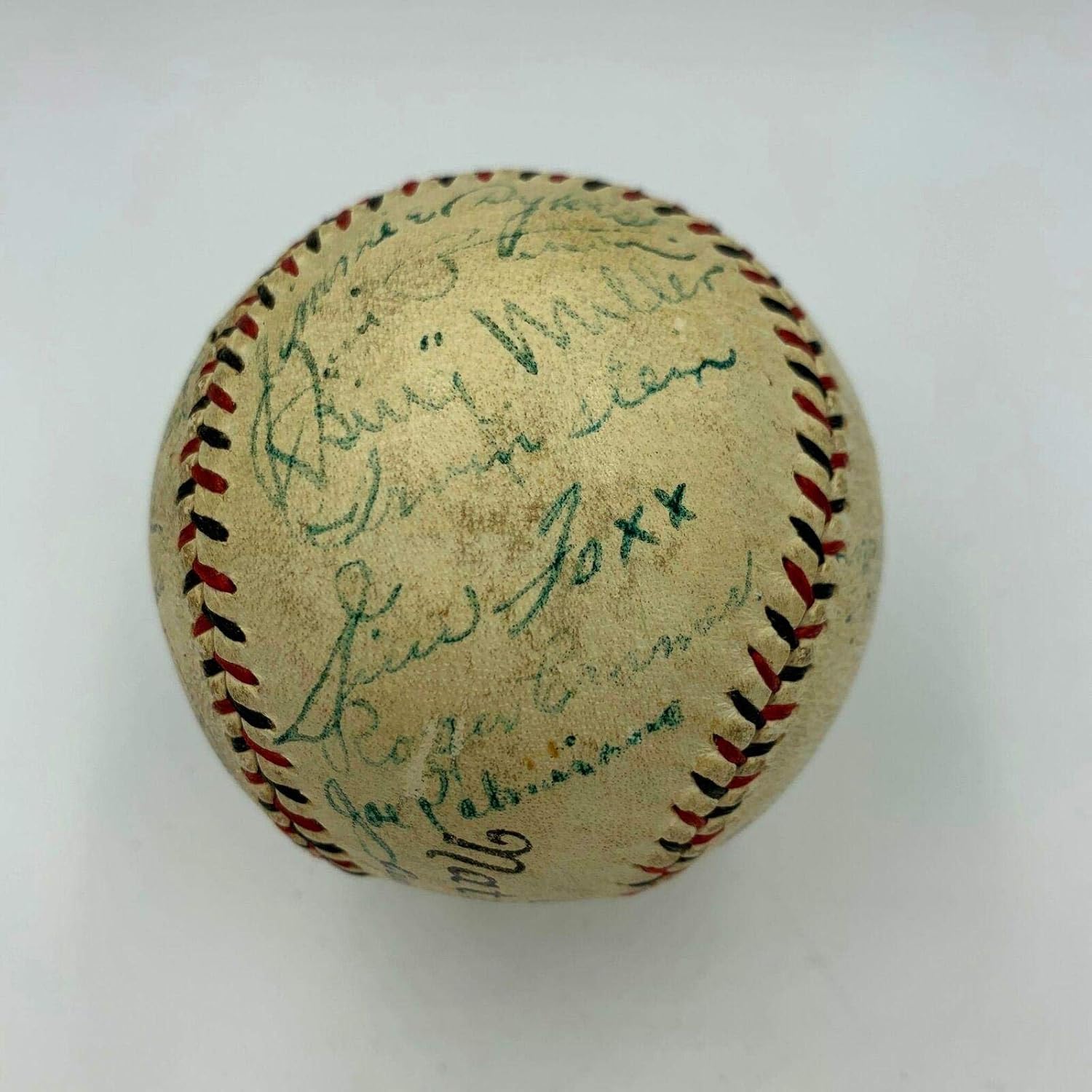 1931-32 Philadelphia Athletics Team Signed Baseball Jimmie Foxx Al ...