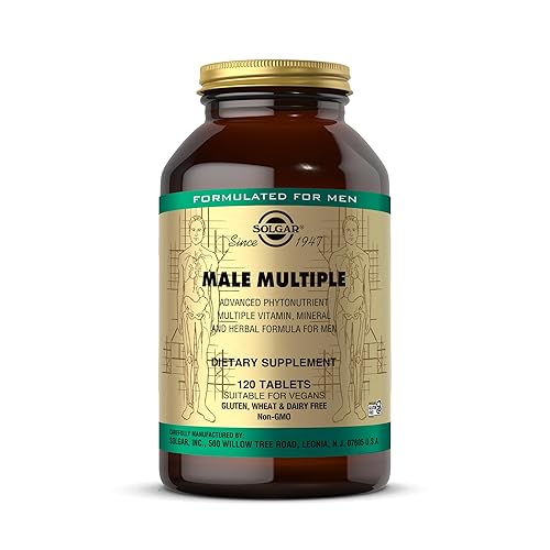 Solgar Male Multiple - 120 Tablets - Multivitamin, Mineral & Herbal ...
