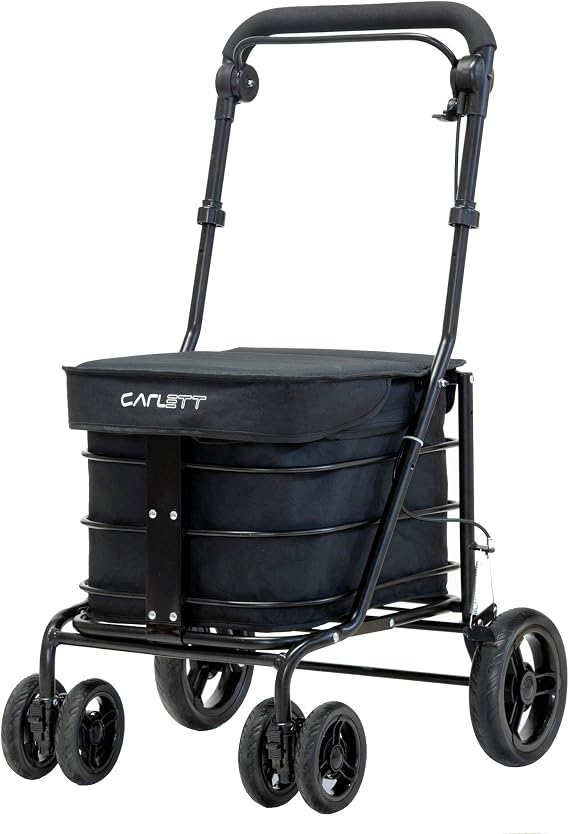 Carlett Carro DE Compra Negro, 84x49x91 cm: Amazon.es: Salud y cuidado ...