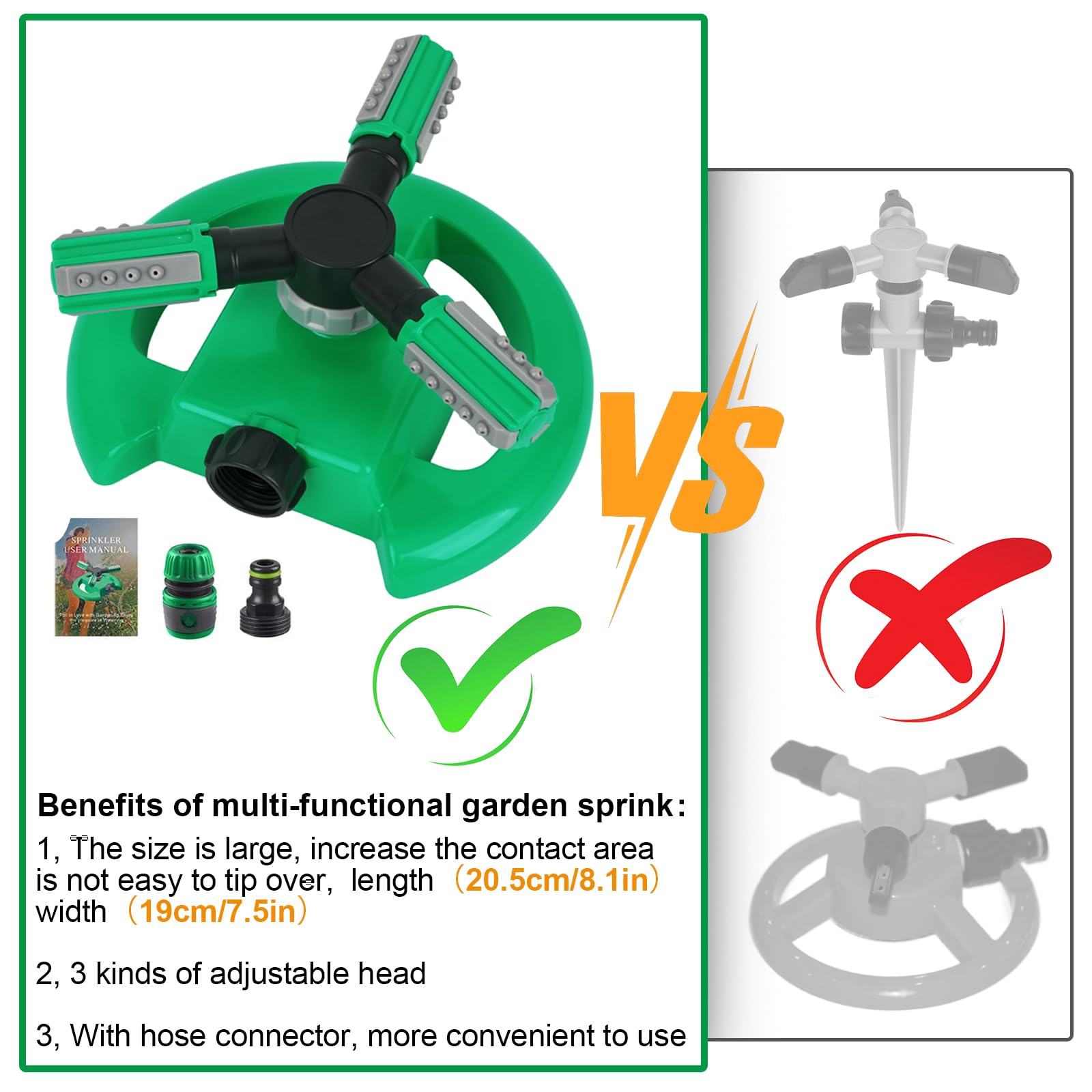 Mua Hinastar Lawn Sprinkler, Automatic Garden Irrigation System ...