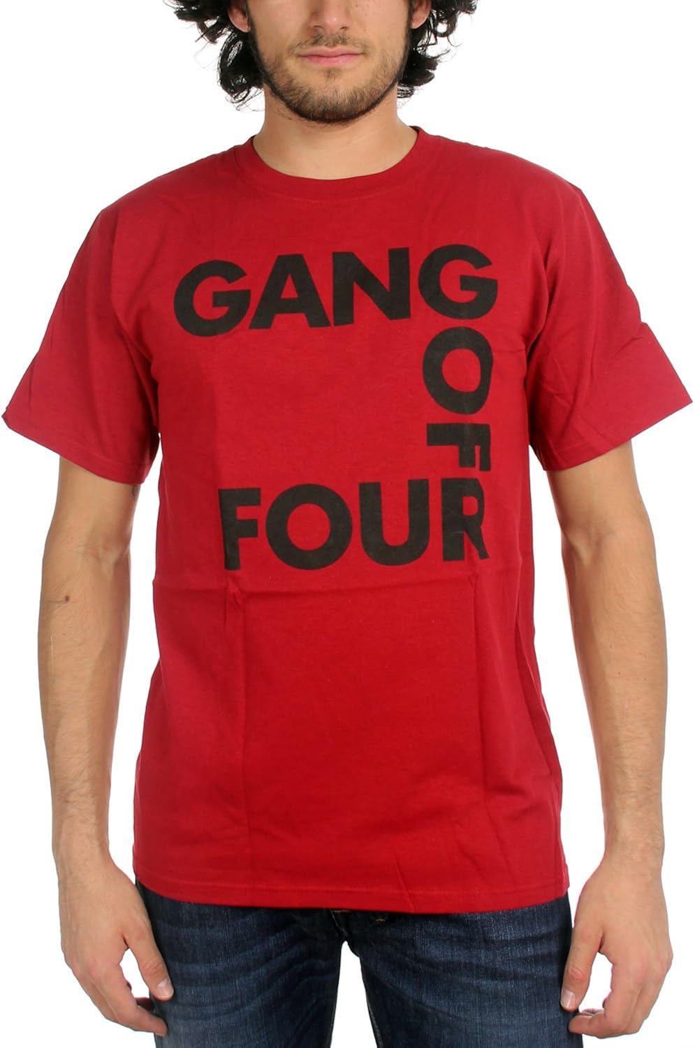 Gang Of Four Square Logo Adult T-Shirt, X-Large, Cardinal: Amazon.ca ...