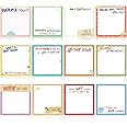 Amazon.com : Kisston 12 Pcs Funny Sticky Notes with Fun Messages 3 x 3 ...