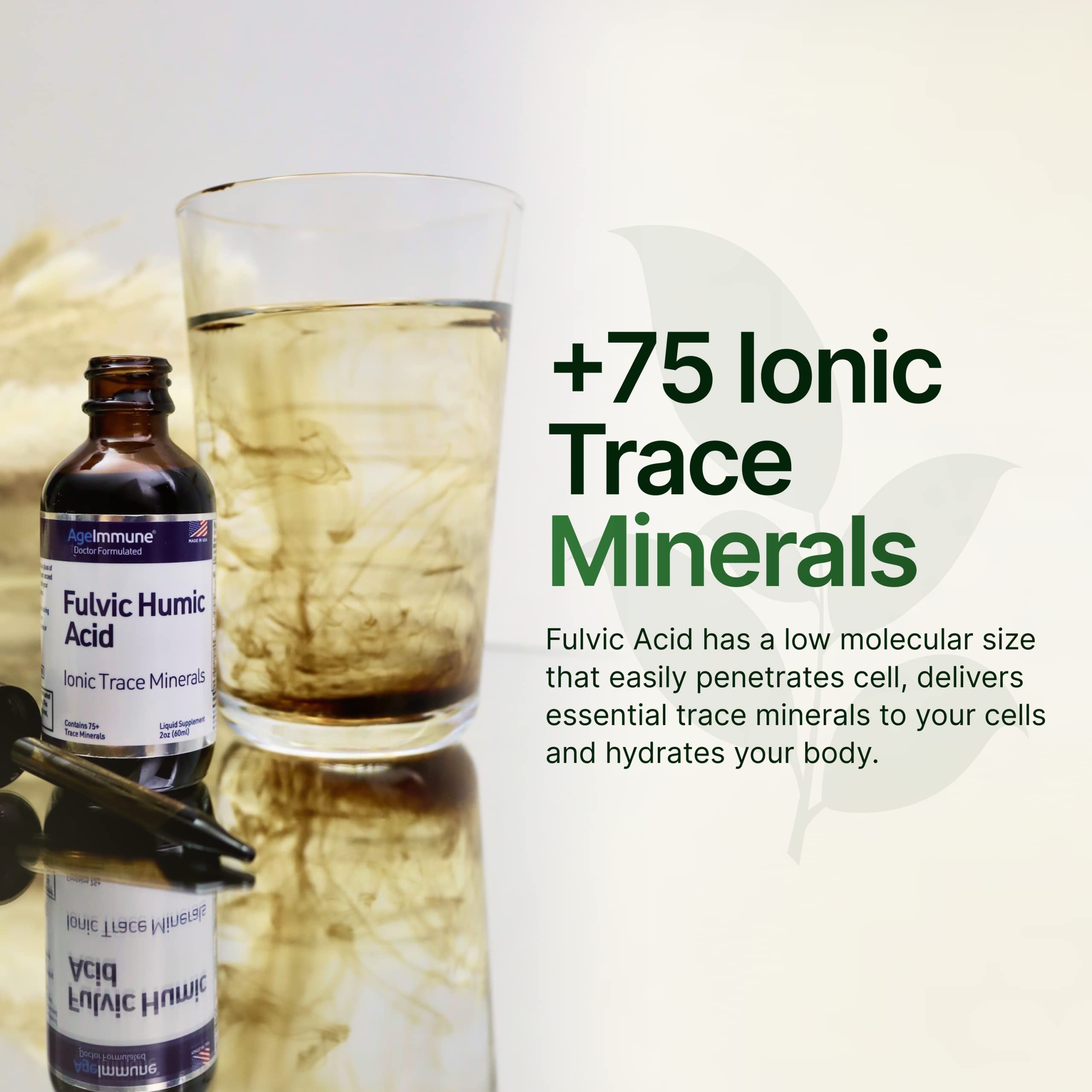 Mua Fulvic Humic Acid Ionic Trace Minerals with Electrolytes Liquid ...