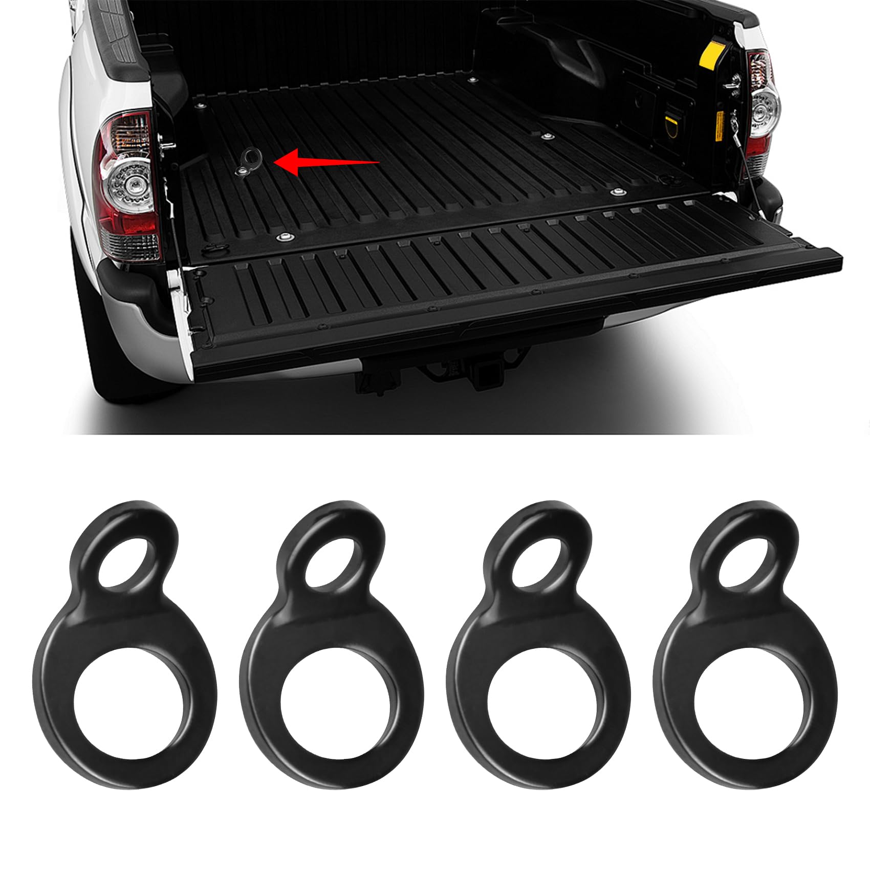 Mua 4Pcs Tie Down Strap Rings Tie-Down Anchors Hooks, Multi-Purpose ...