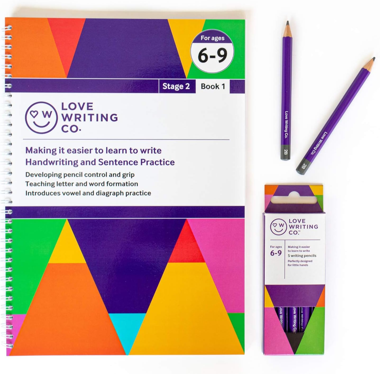 Love Writing Co Better Writing Pack 3 For Children Age 6-9 Years – Pack ...