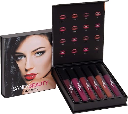 SANDY BEAUTY Matte Lipstick Set Multi Colors 6Pcs price in Saudi Arabia ...