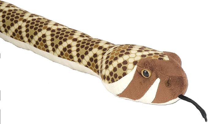 Snakesss Texas rattlesnake stuffed soft toy, brown, approx. 137 cm ...