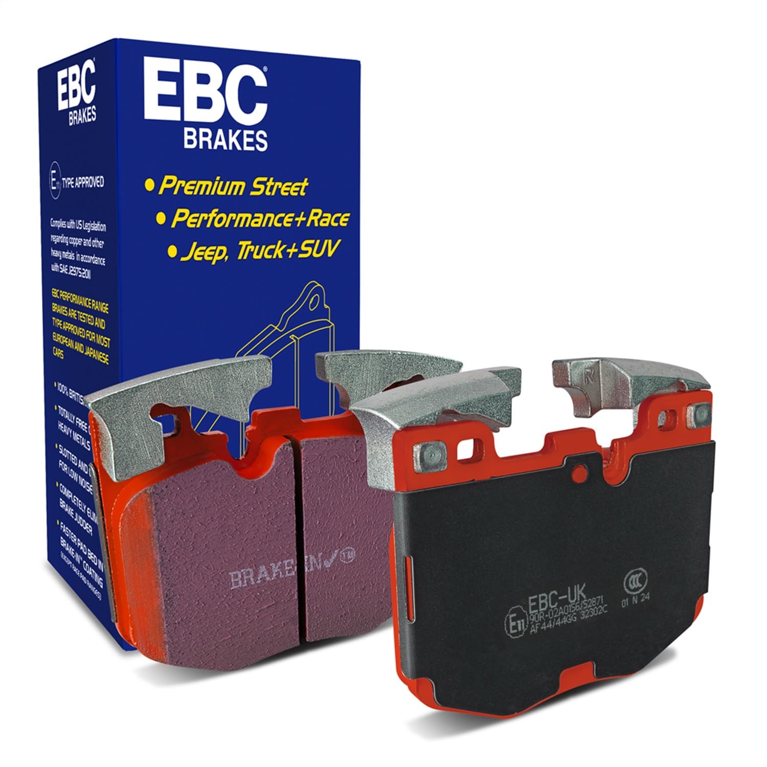 EBC Brakes Redstuff 3000 Series Sport Brake Pad Set DP32302C to Fit BMW ...