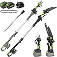 Amazon.com: V-MODEST 4-in-1 Pole Saw & Electric Pruning Shears, 8 Inch ...