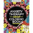 Amazon.com: Adult Anxiety Therapy Coloring Book For Women: Relax ...