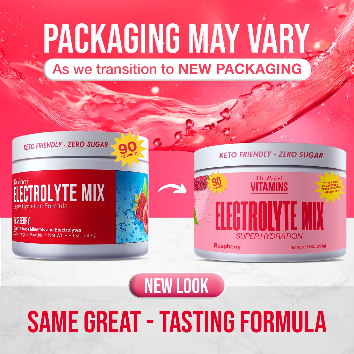 Mua Dr. Price’s Electrolytes Powder Bulk | Raspberry 90 Servings ...